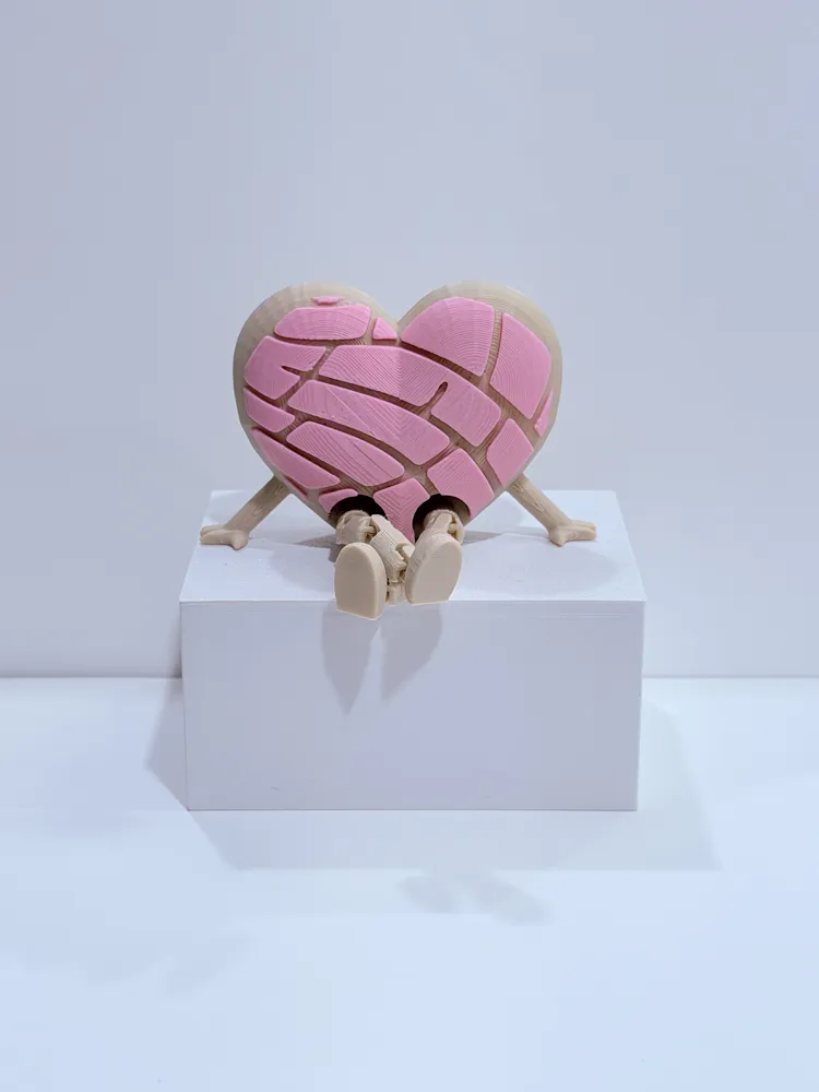 "Conchita" the Articulated Heart Concha - Free 3D Print Model - MakerWorld