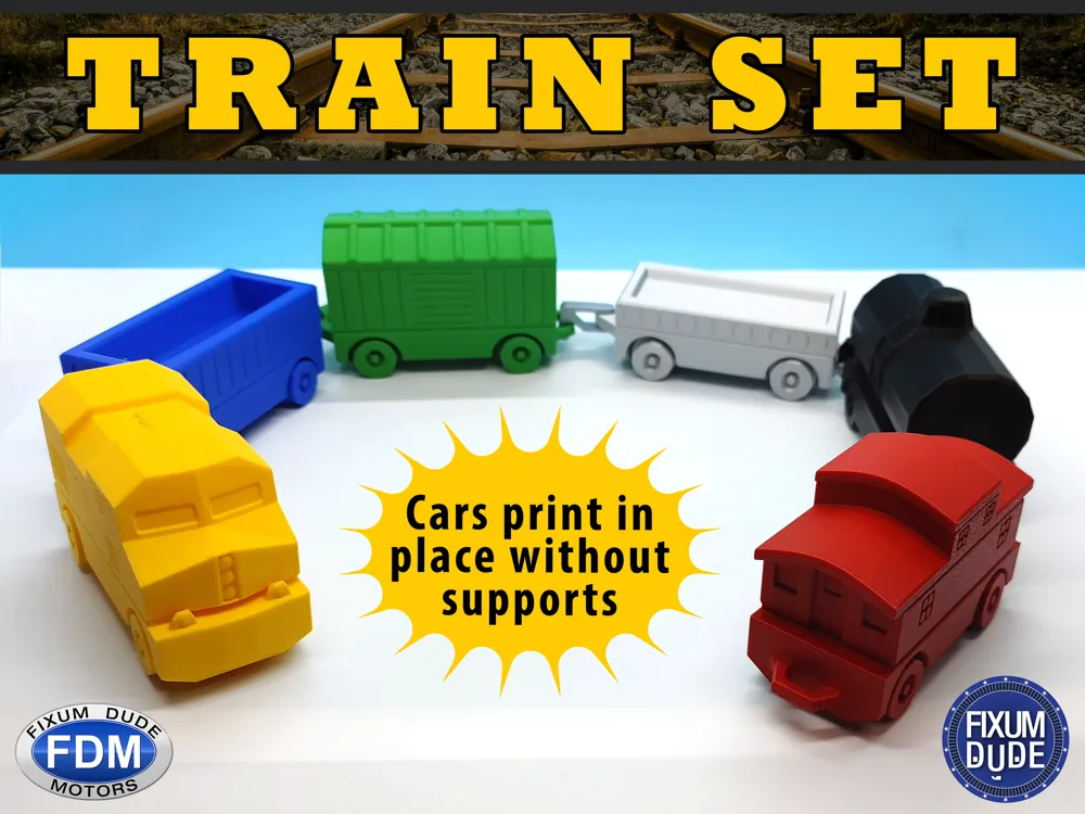 Fixum Dude Motors PIP Diesel Train by Fixumdude MakerWorld: Download ...