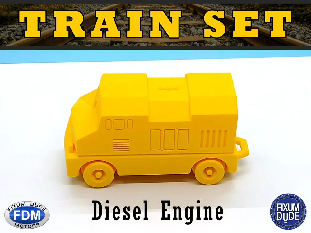 Fixum Dude Motors PIP Diesel Train by Fixumdude MakerWorld: Download Free 3D Models