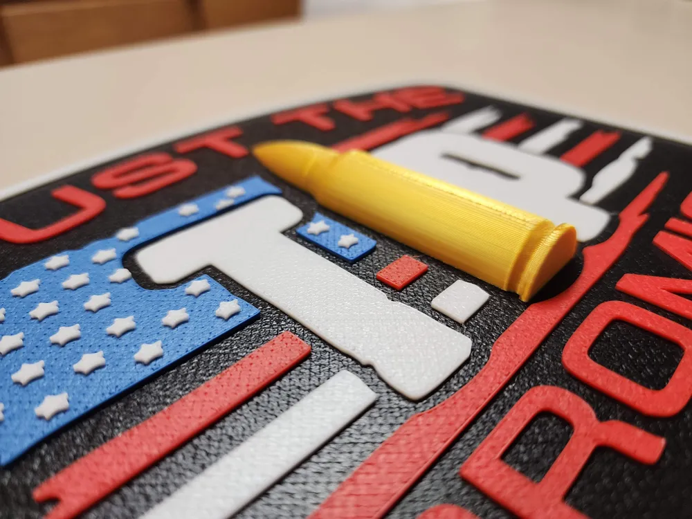 Just the Tip Wall Sign - Free 3D Print Model - MakerWorld