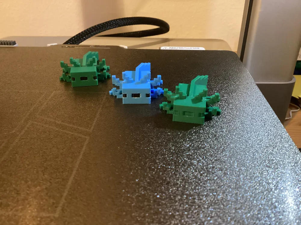 Minecraft Axolotl – Kostenloses 3D-Druckmodell – MakerWorld