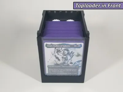 MTG Commander / EDH Deck Box + Command Zone Lid by TheMakerSphere ...