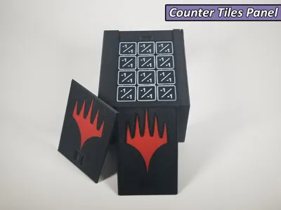 MTG Commander / EDH Deck Box + Command Zone Lid by TheMakerSphere ...