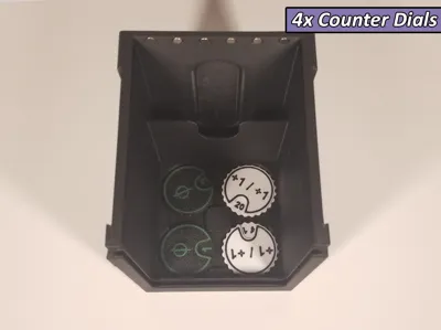 MTG Commander / EDH Deck Box + Command Zone Lid by TheMakerSphere ...