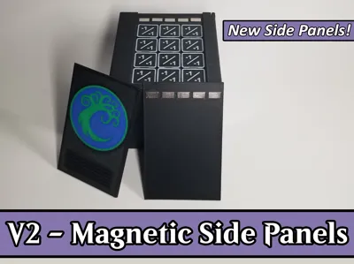 MTG Commander / EDH Deck Box + Command Zone Lid by TheMakerSphere ...