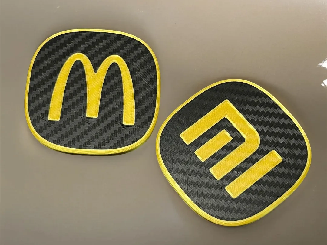 Xiaomi SU7 logo McDonald's logo by yanyan(国际版) - MakerWorld