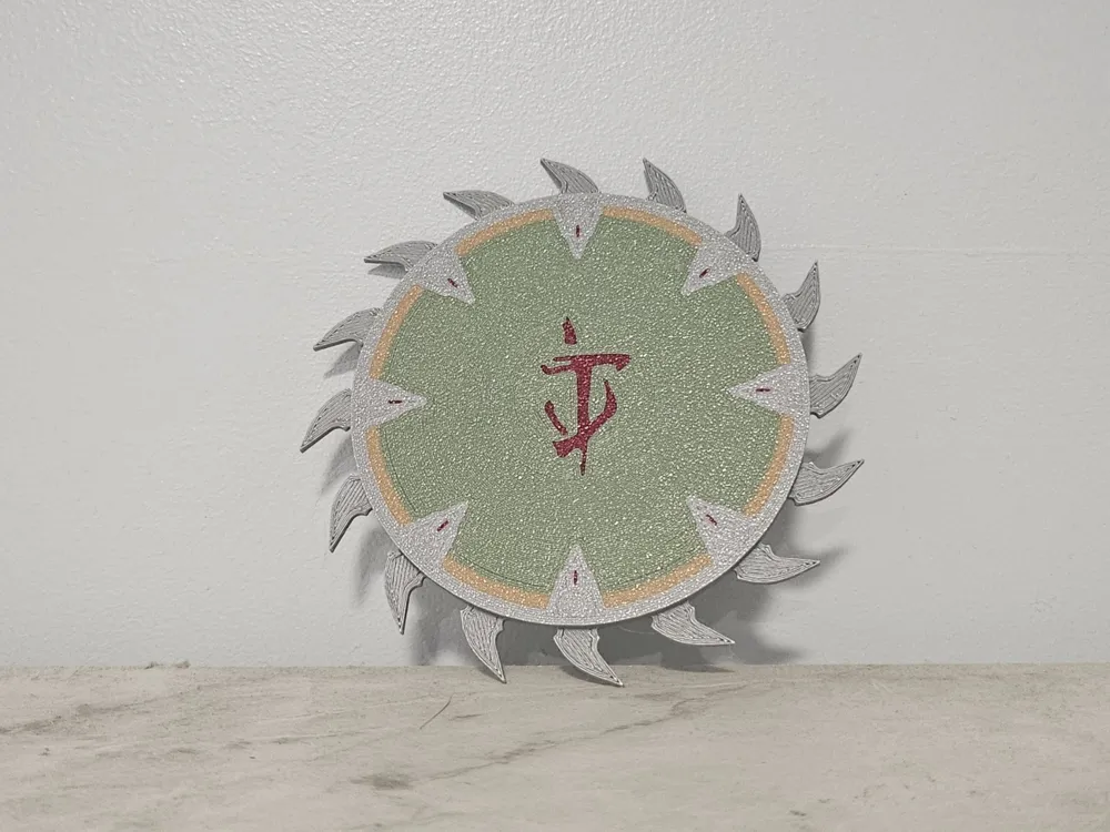 DOOM TDA Saw Shield Coaster by Amon_etMors MakerWorld: Download Free 3D ...