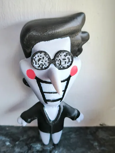 Spamton Figure (Deltarune) Remixed by Luke_AFUS MakerWorld: Download ...