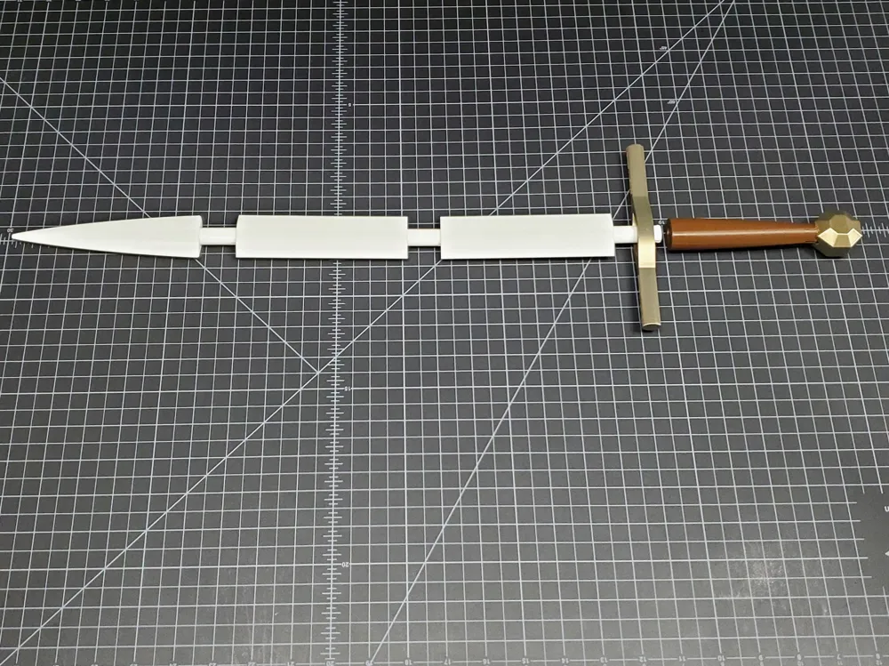 Variable Length Snap-together Sword (No AMS) - Free 3D Print Model ...