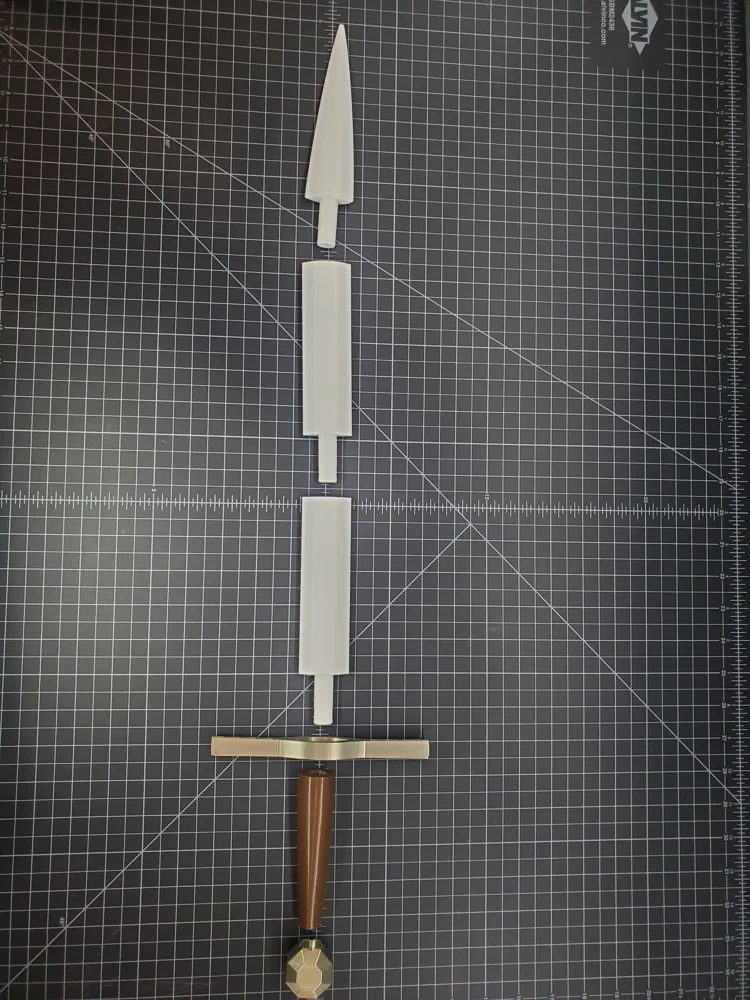 Variable Length Snap-together Sword (No AMS) by Kevin989niveKMakerWorld ...