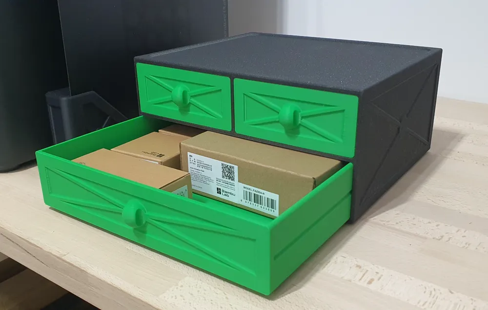 3 & 4 draw storage units (stackable) by Brithawkes - MakerWorld