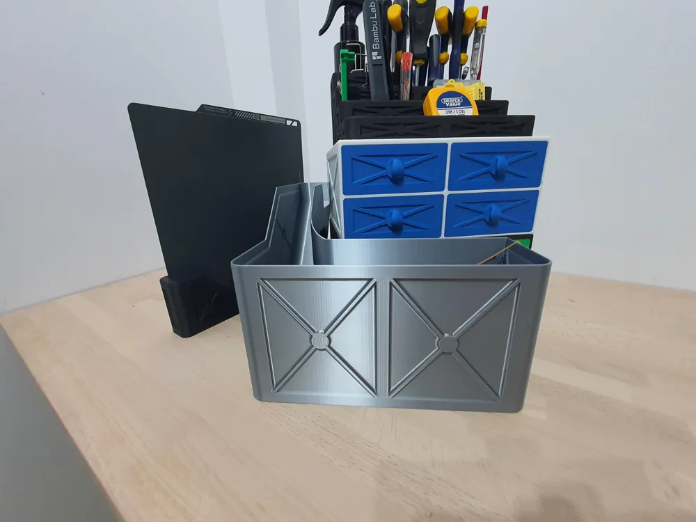 3 & 4 draw storage units (stackable) by Brithawkes - MakerWorld