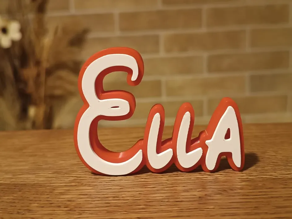 Disney Name Sign Ella - Free 3D Print Model - MakerWorld
