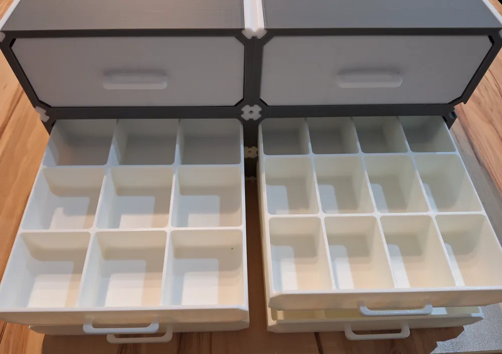 Storage system stackable and connectable by christoph.h MakerWorld ...