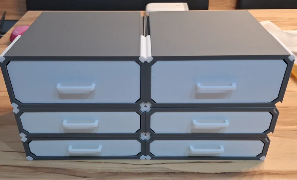 Storage system stackable and connectable by christoph.h - MakerWorld