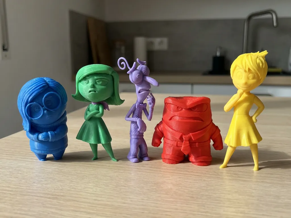 Inside out emotion characters - Free 3D Print Model - MakerWorld