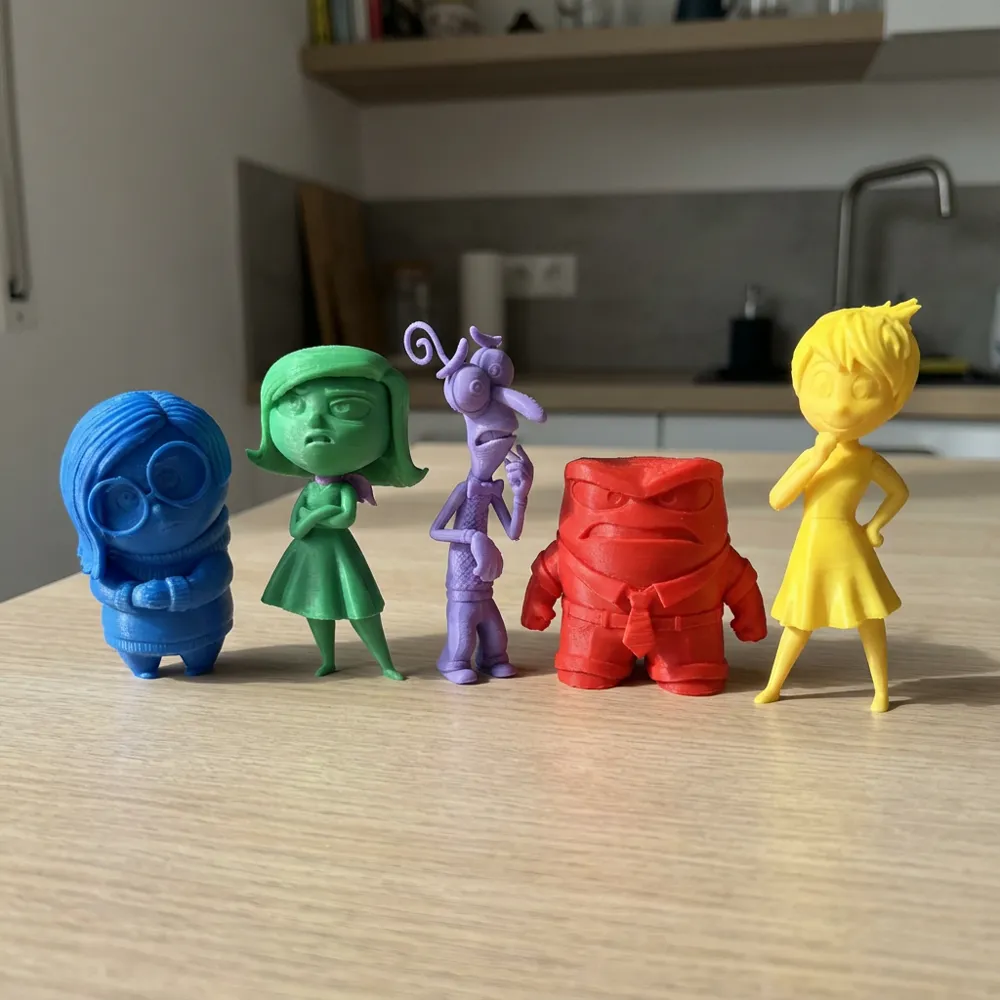 Inside out emotion characters - Free 3D Print Model - MakerWorld