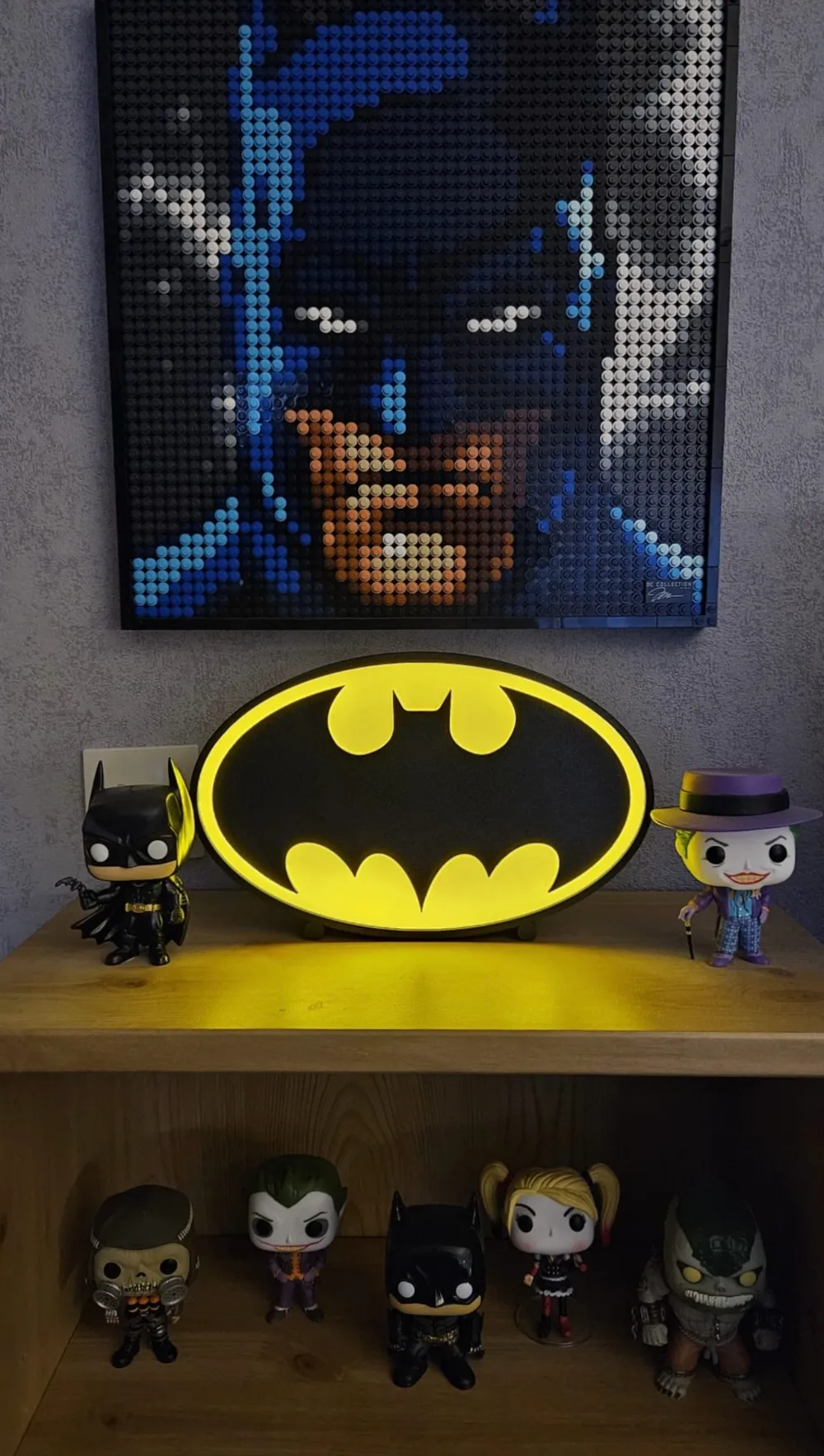 Batman Lightbox No Ams by 3DprintsbyOS MakerWorld: Download Free 3D Models