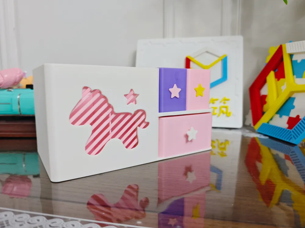 Sunny Rainbow Zebra Stationery Organizer Pen Holder Multi-compartment ...