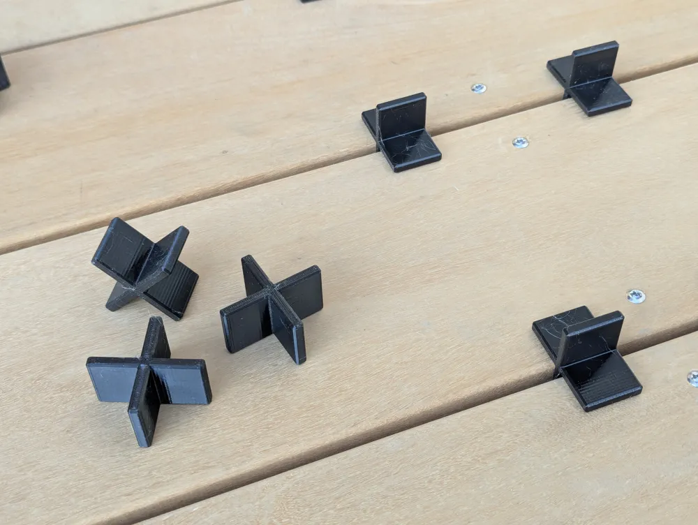 Decking Board Spacers - 5mm Gap Tool - Free 3D Print Model - MakerWorld