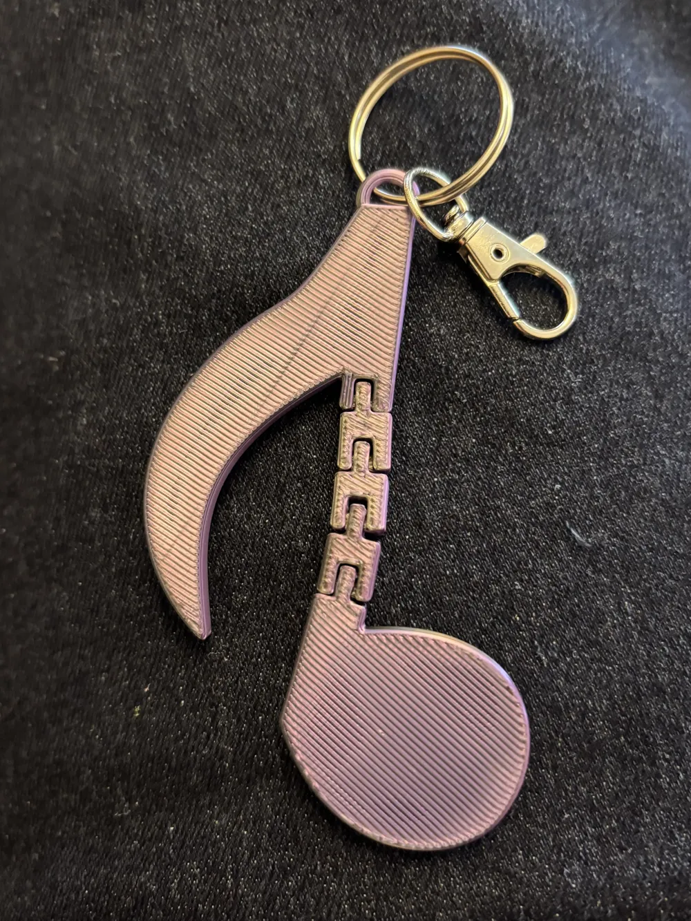 Music Note Flexi Keychain - Free 3D Print Model - MakerWorld