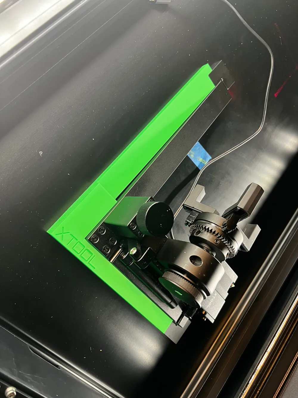Angled adapter for X Tool S1 sub-spindle - Free 3D Print Model - MakerWorld