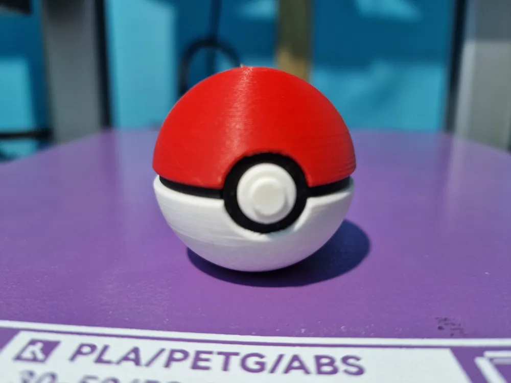 Pokeball Keychain Fidget - Free 3D Print Model - MakerWorld
