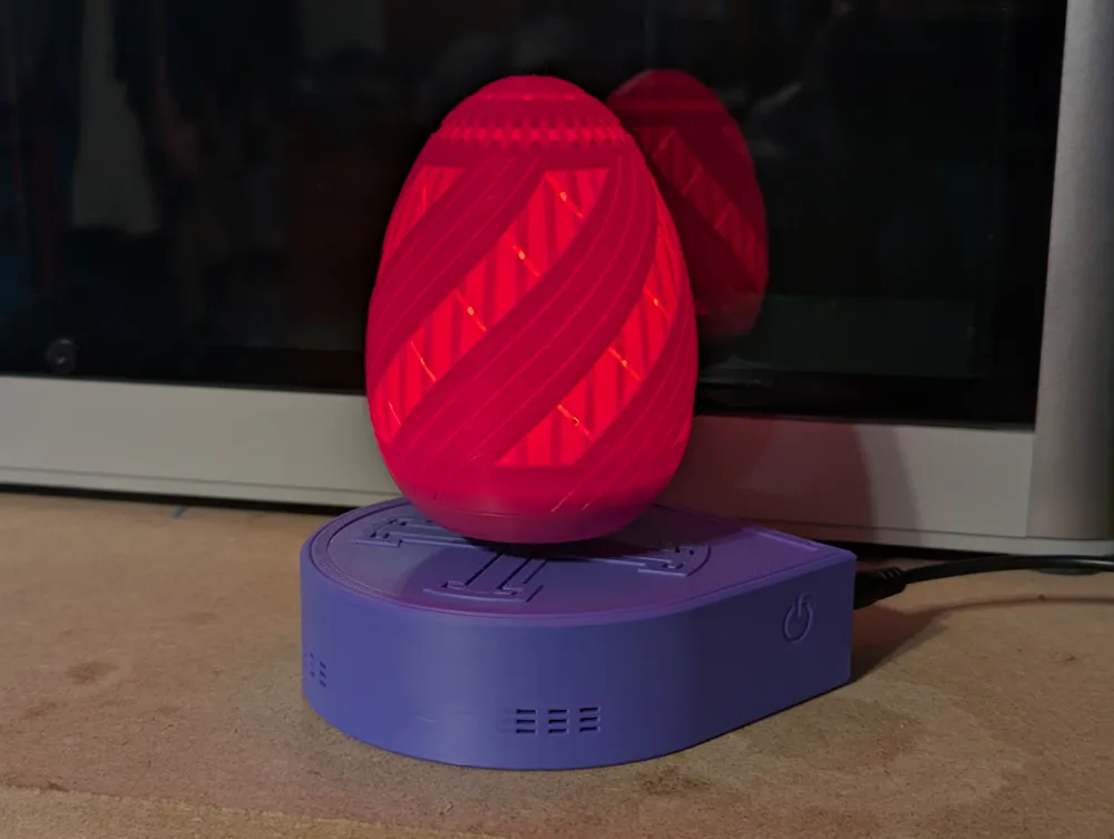 Levitating Easter Egg by JamesThePrinter MakerWorld: Download Free 3D Models