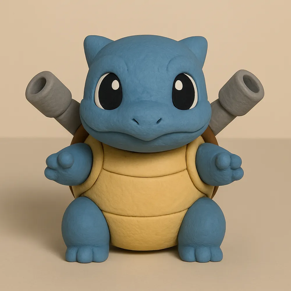 Chibi Blastoise by MDesign MakerWorld: Download Free 3D Models