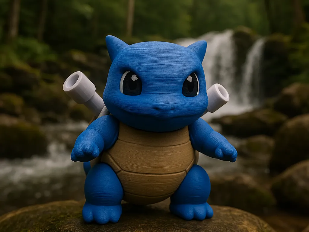 Chibi Blastoise - Free 3D Print Model - MakerWorld