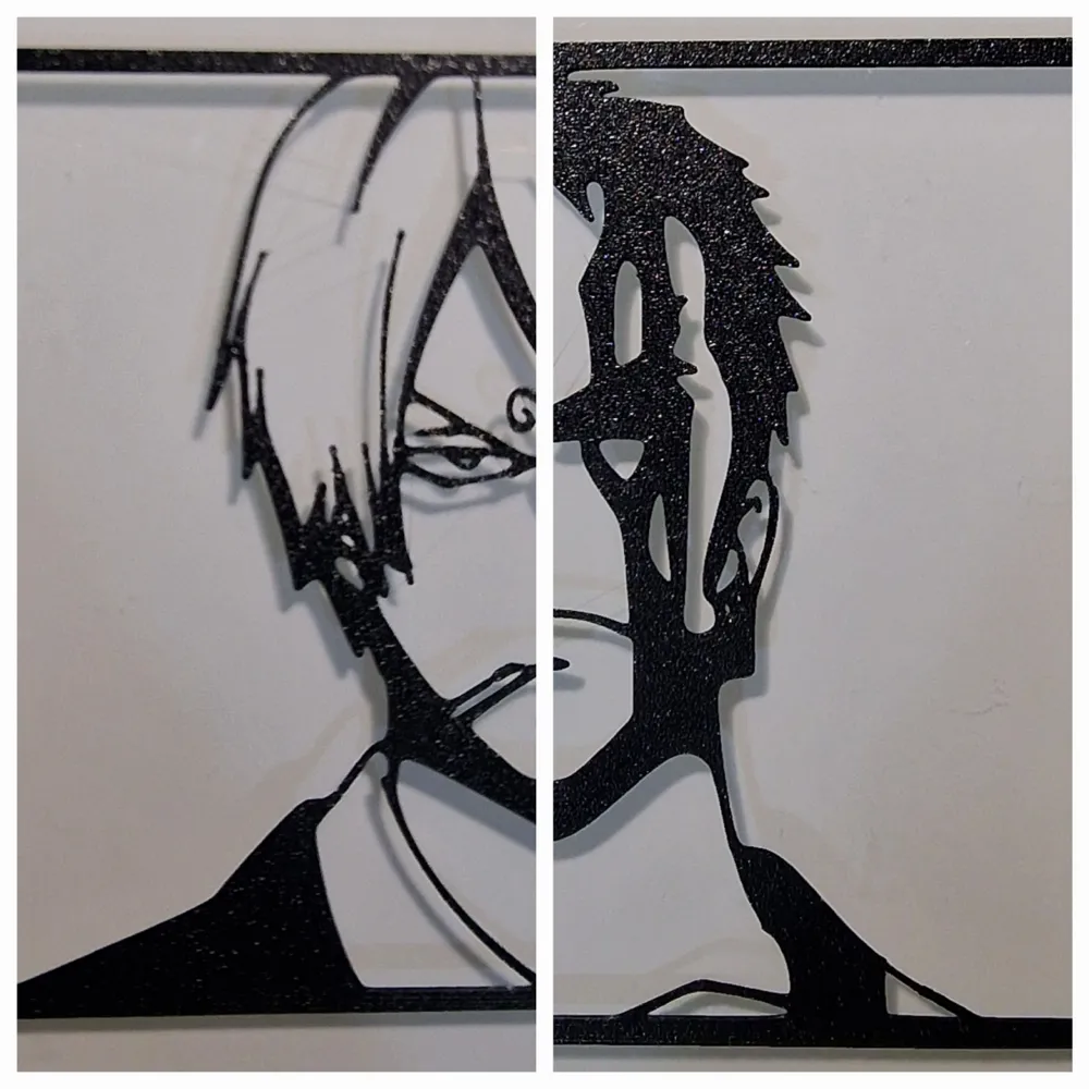 One Piece Zoro 2d wall art by TheWallArtGuy - MakerWorld