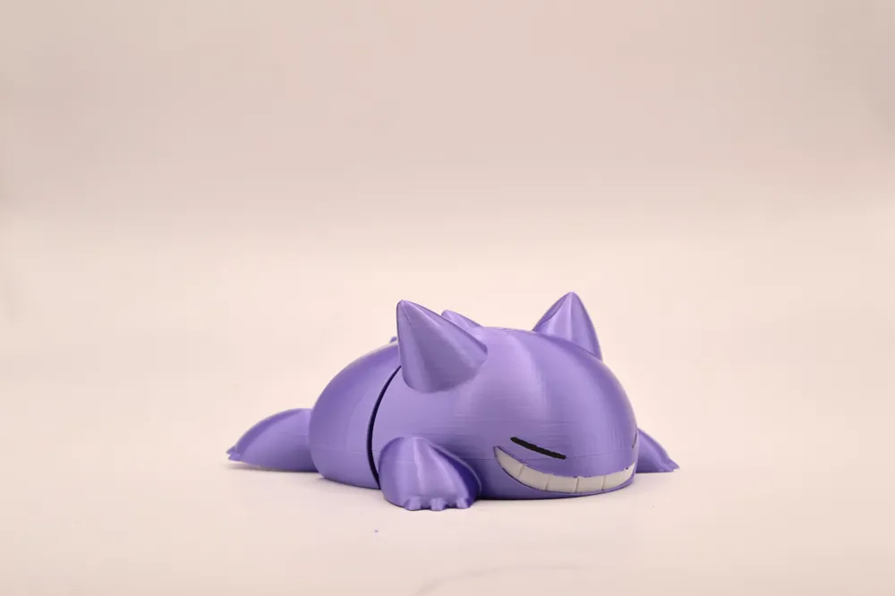 Cute Gengar Articulated Flexi Toy - Free 3D Print Model - MakerWorld