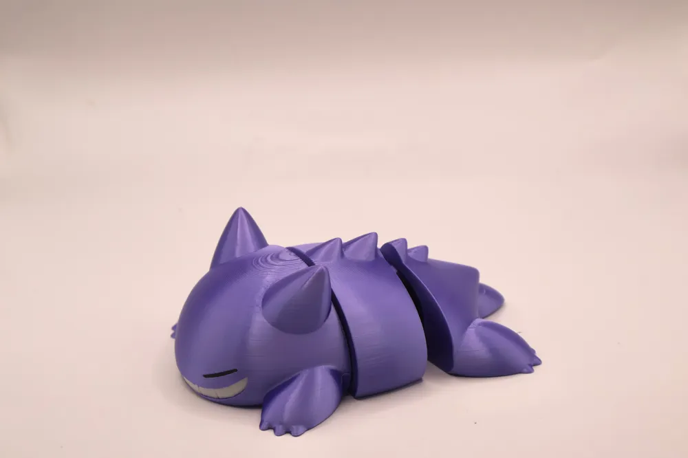 Cute Gengar Articulated Flexi Toy - Free 3D Print Model - MakerWorld