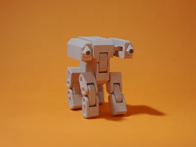 Print-in-Place Robot | BoxBot B-01 by PrintLab - MakerWorld