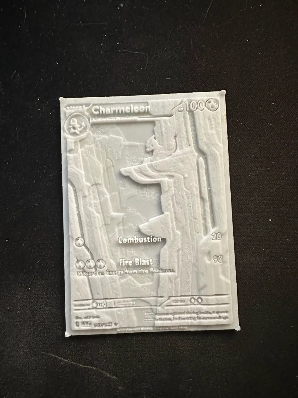 Charmeleon (151 Full Art) Pokemon card lithophane by thatguy08 - MakerWorld
