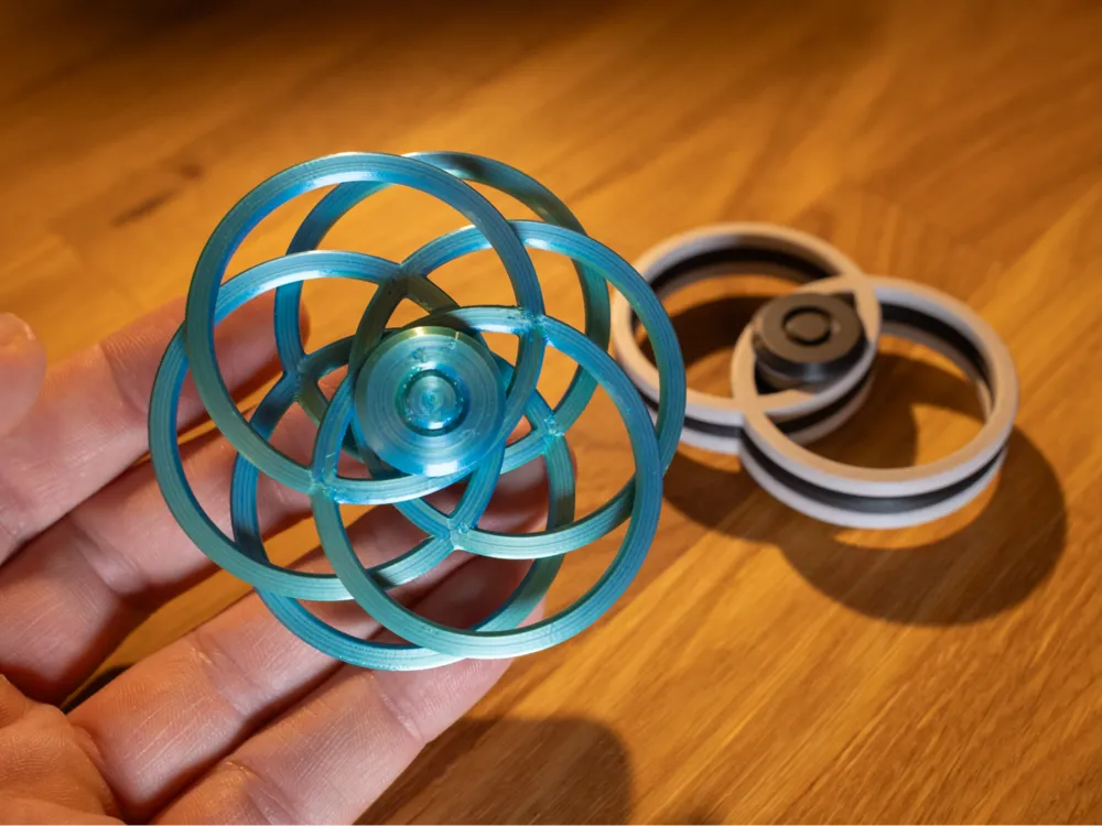 Circles Fidget Spinner by DavidVidacs MakerWorld: Download Free 3D Models