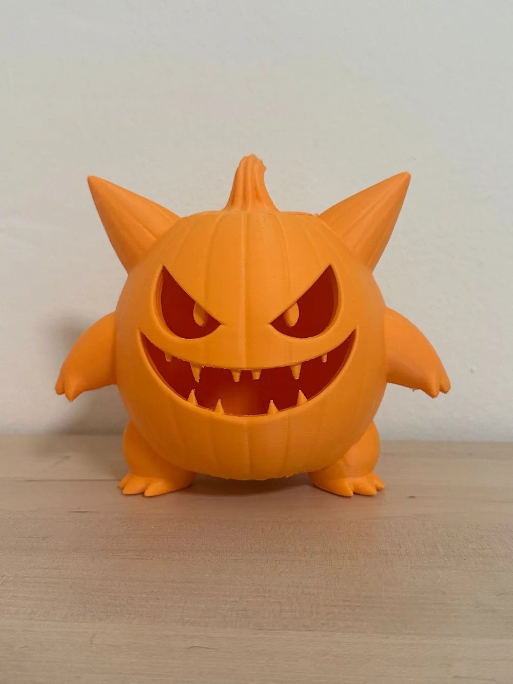 Lámpara LED de Calabaza de Halloween de Gengar - Modelo de impresión 3D ...