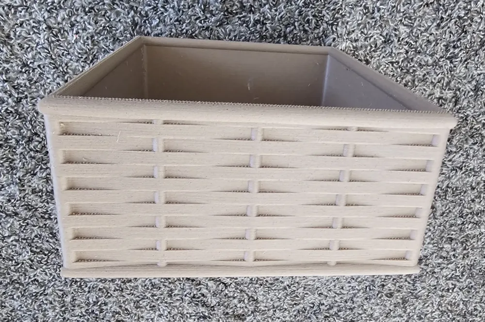 Wicker Basket - Free 3D Print Model - MakerWorld