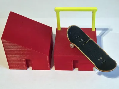 Fingerboard Skatepark Modular - Blocks with rails by eSeL__ - MakerWorld