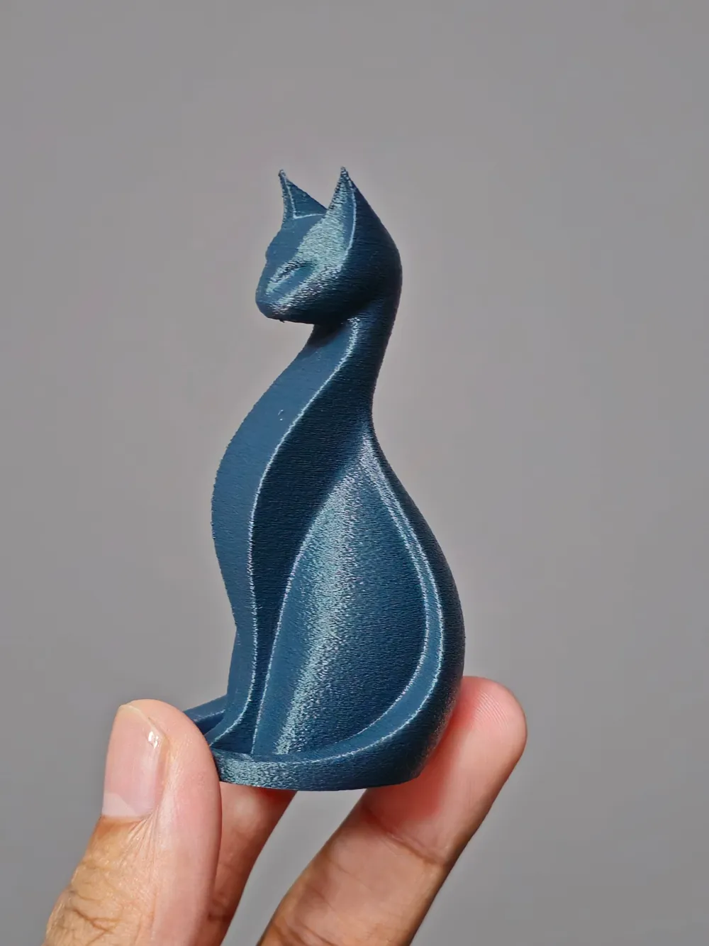 Cute Fuzzy Cat - Mini Decor by AK MakerWorld: Download Free 3D Models