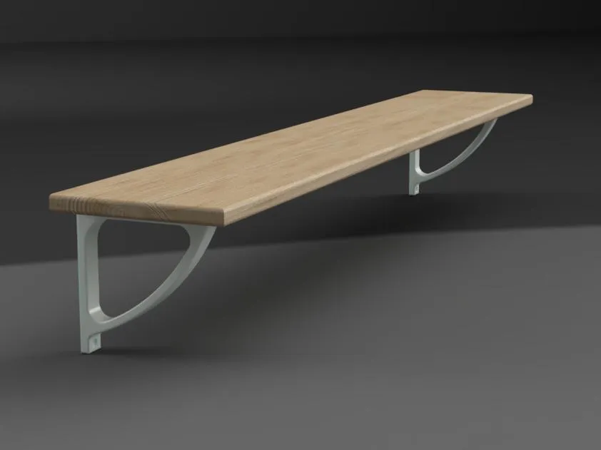 Stylish shelf brackets by Britishfab - MakerWorld