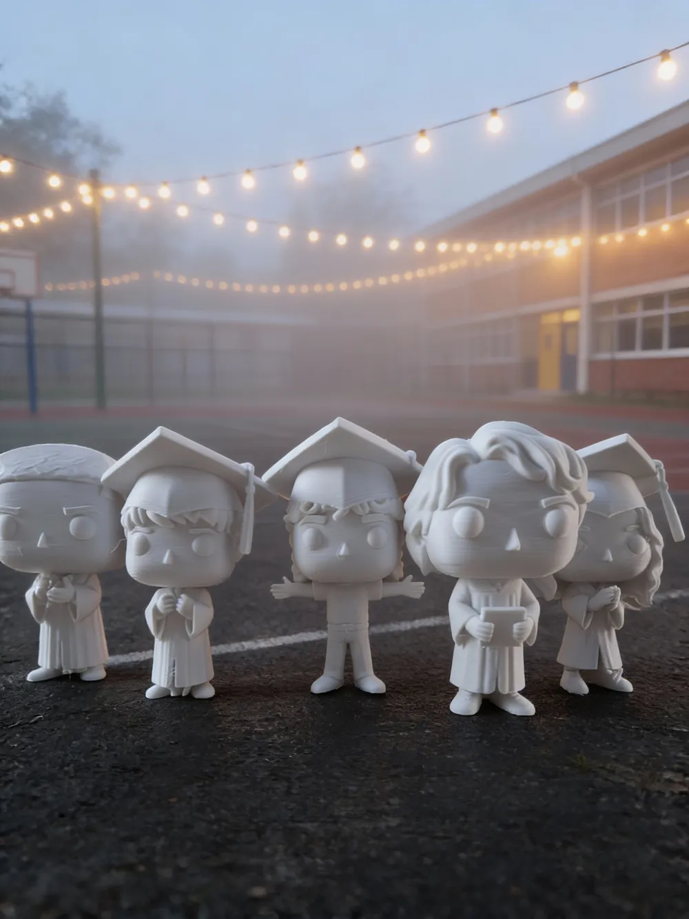 Stranger Things Graduation Chibis - Free 3D Print Model - MakerWorld
