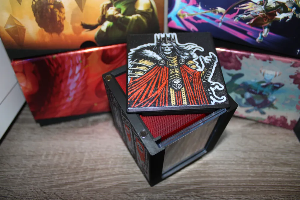 MTG EDH Commander Showcase Art Deck Box - Nekusar - Free 3D Print Model ...