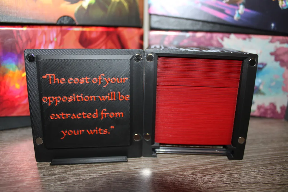 MTG EDH Commander Showcase Art Deck Box - Nekusar - Free 3D Print Model ...