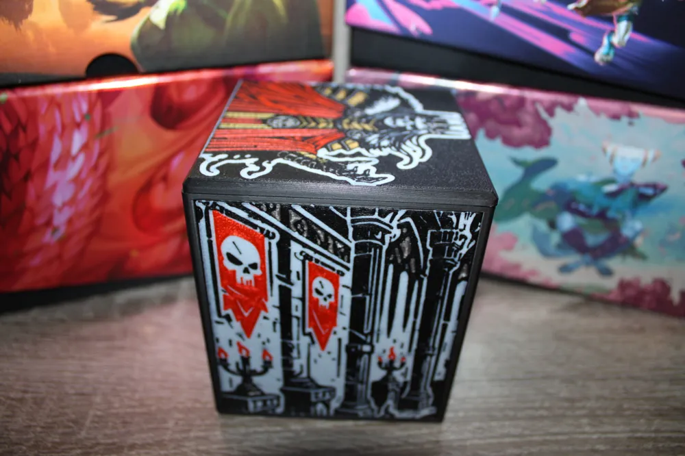 MTG EDH Commander Showcase Art Deck Box - Nekusar - Free 3D Print Model ...