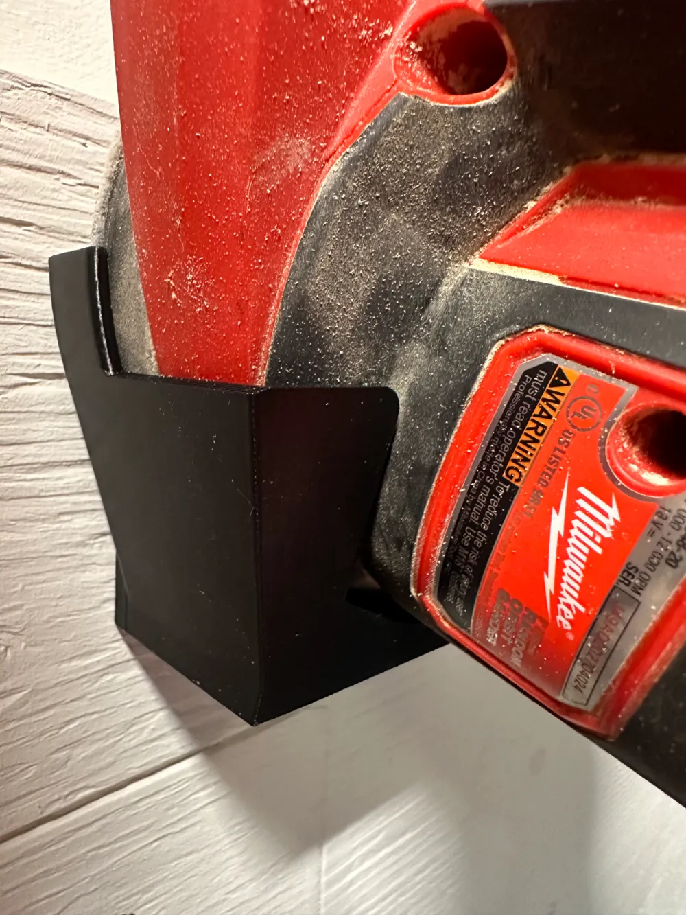Milwaukee M18 sander holder. Remixed by JeffMcMuff - MakerWorld