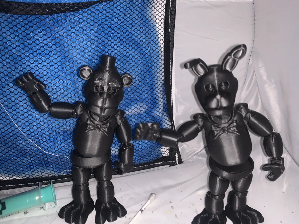 FNAF Movie Freddy and Bonnie Figure - Free 3D Print Model - MakerWorld
