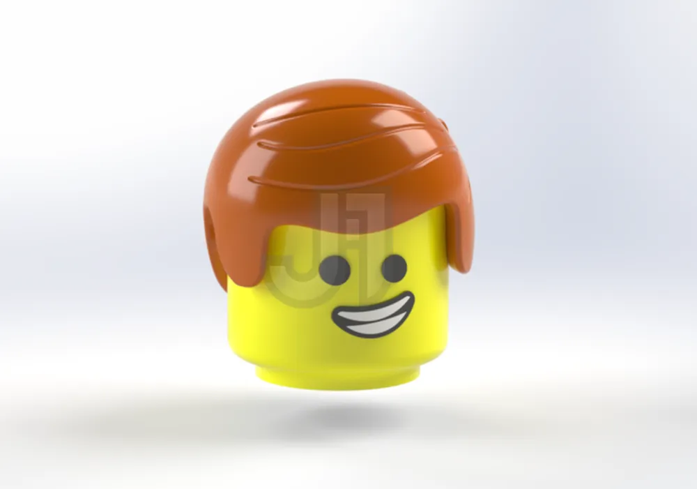 Brick Helmet Character - Free 3D Print Model - MakerWorld