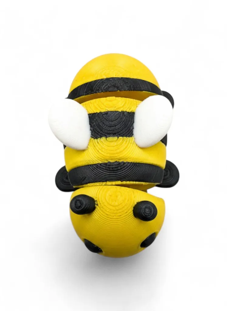 Cute Articulated Bee Flexi Toy - Free 3D Print Model - MakerWorld