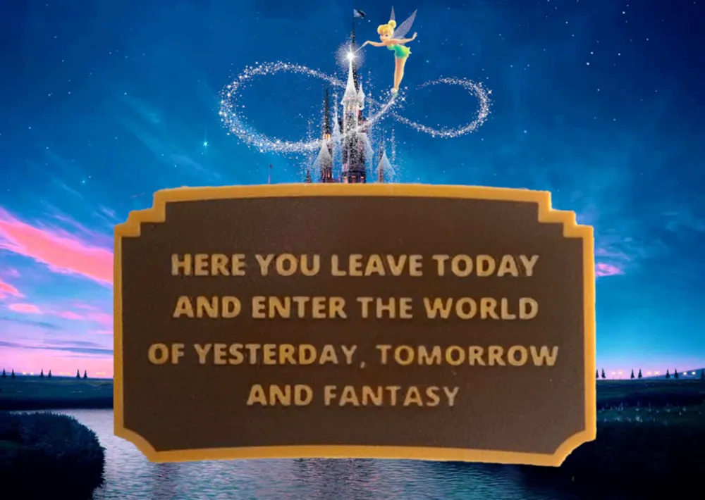 Disney Plaque Door Sign - Free 3D Print Model - MakerWorld